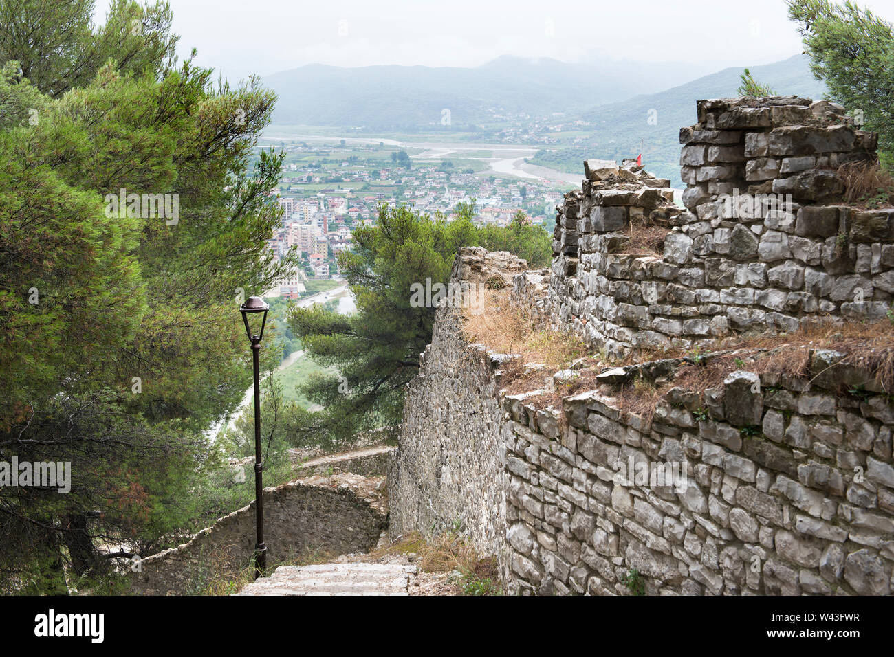 Albania, Balkan Peninsula, Berat, Castle Stock Photo - Alamy