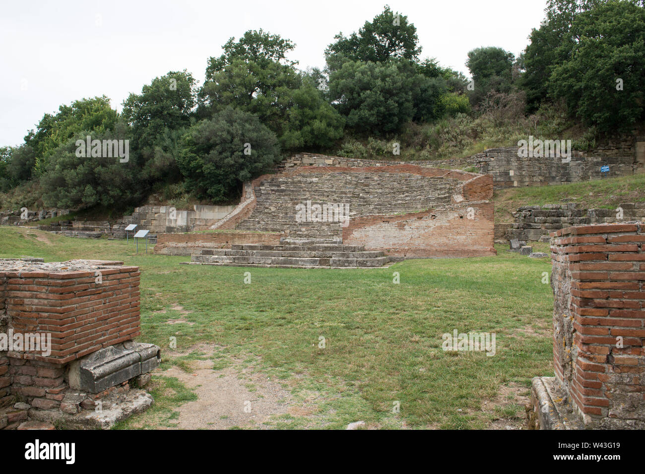 Albania, Balkan Peninsula, Apollonia, Archaeological site Stock Photo ...