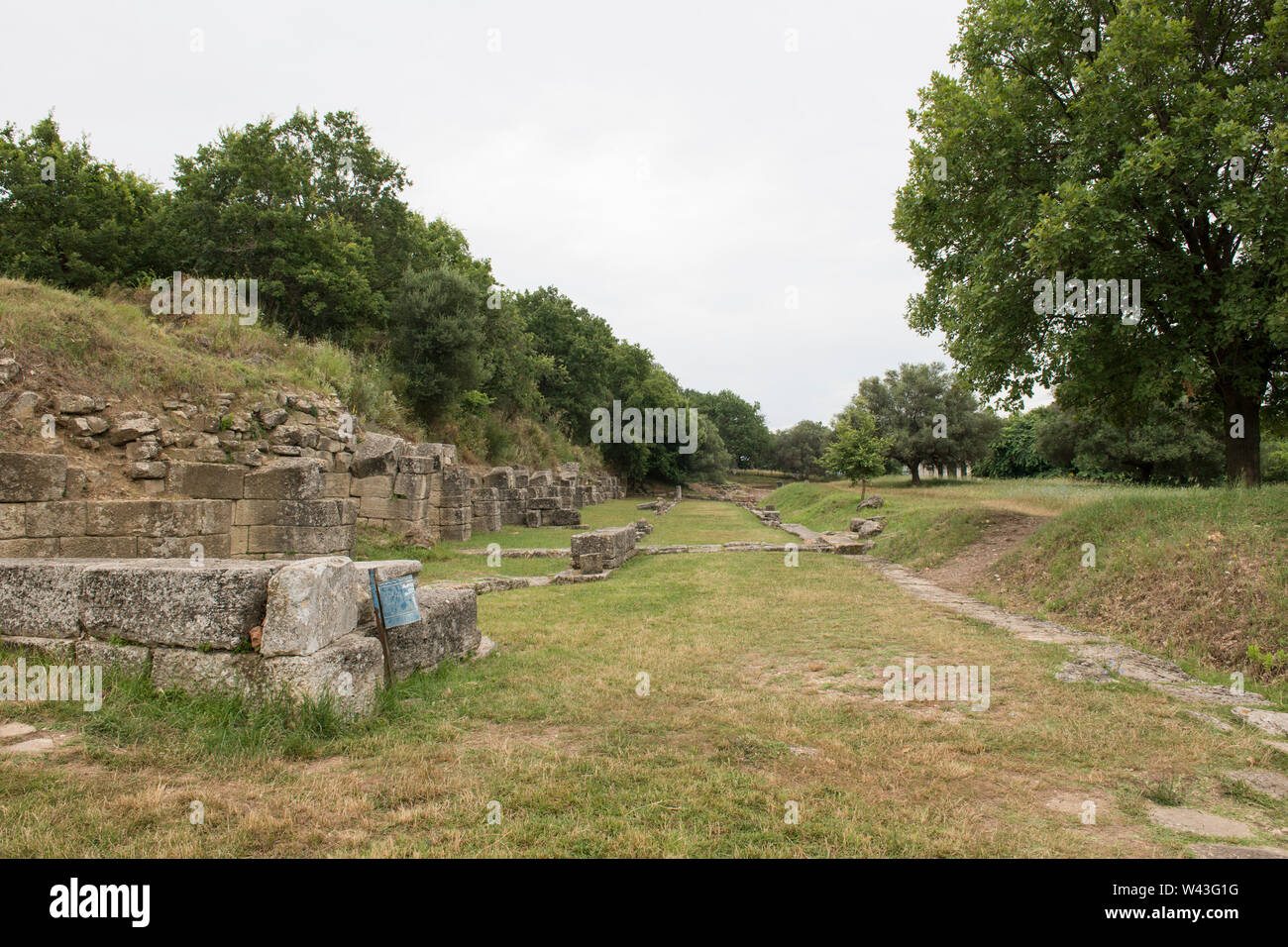Albania, Balkan Peninsula, Apollonia, Archaeological site Stock Photo ...