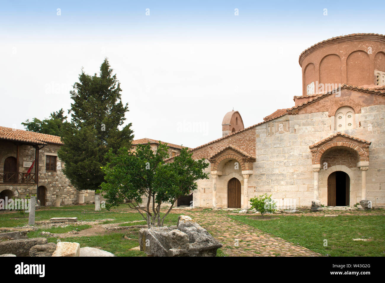 Albania, Balkan Peninsula, Apollonia, Archaeological site Stock Photo ...