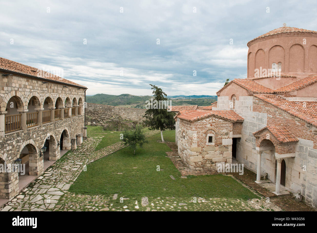 Albania, Balkan Peninsula, Apollonia, Archaeological site Stock Photo ...