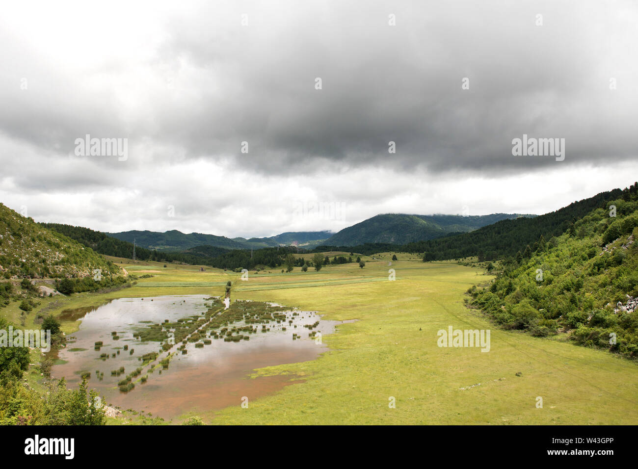 Albania, Balkan Peninsula, Erseke, Landscape Stock Photo - Alamy