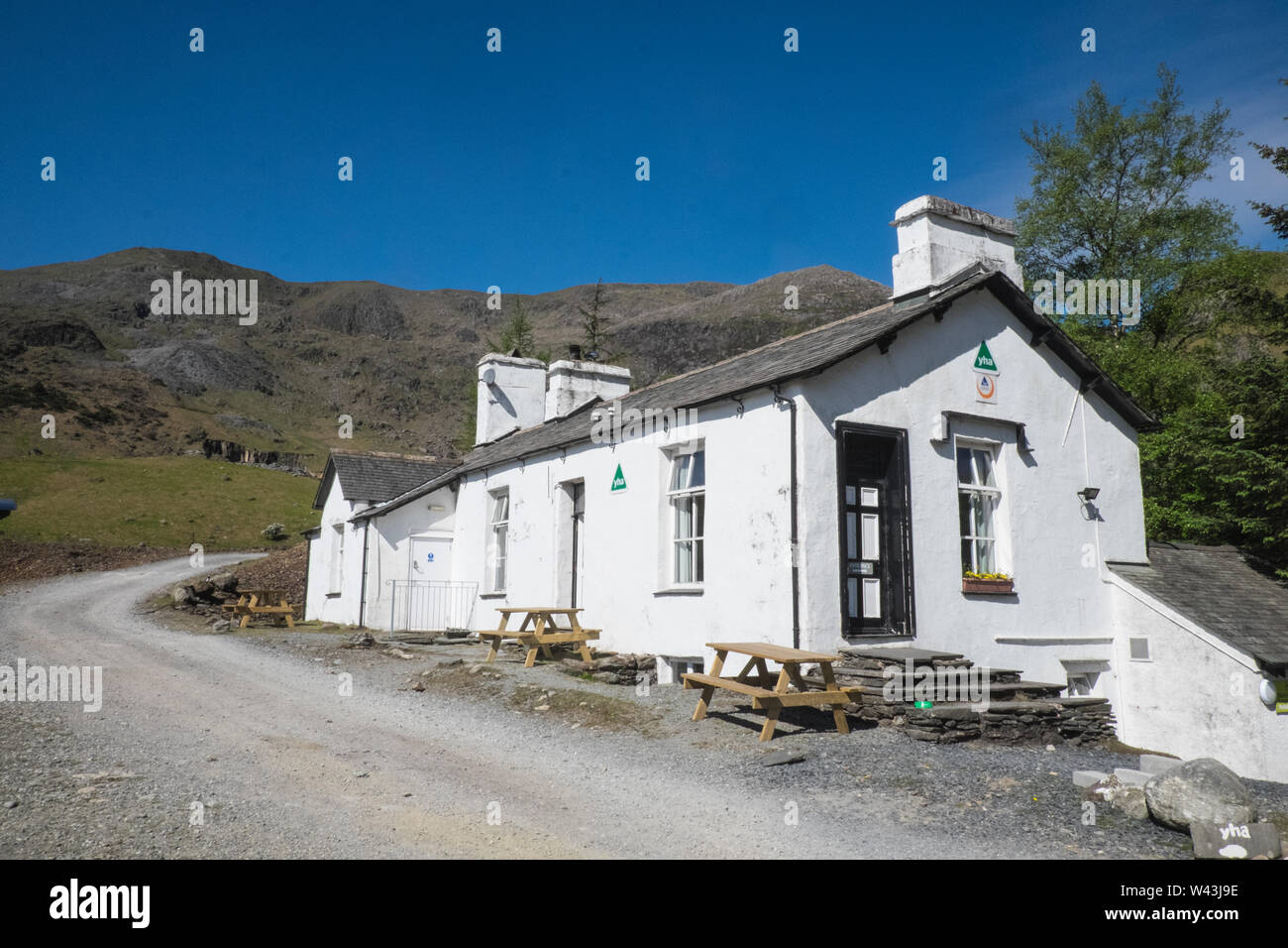 White,building,is,YHA Coppermines,Coniston,near,Coniston,Lake,and,at ...
