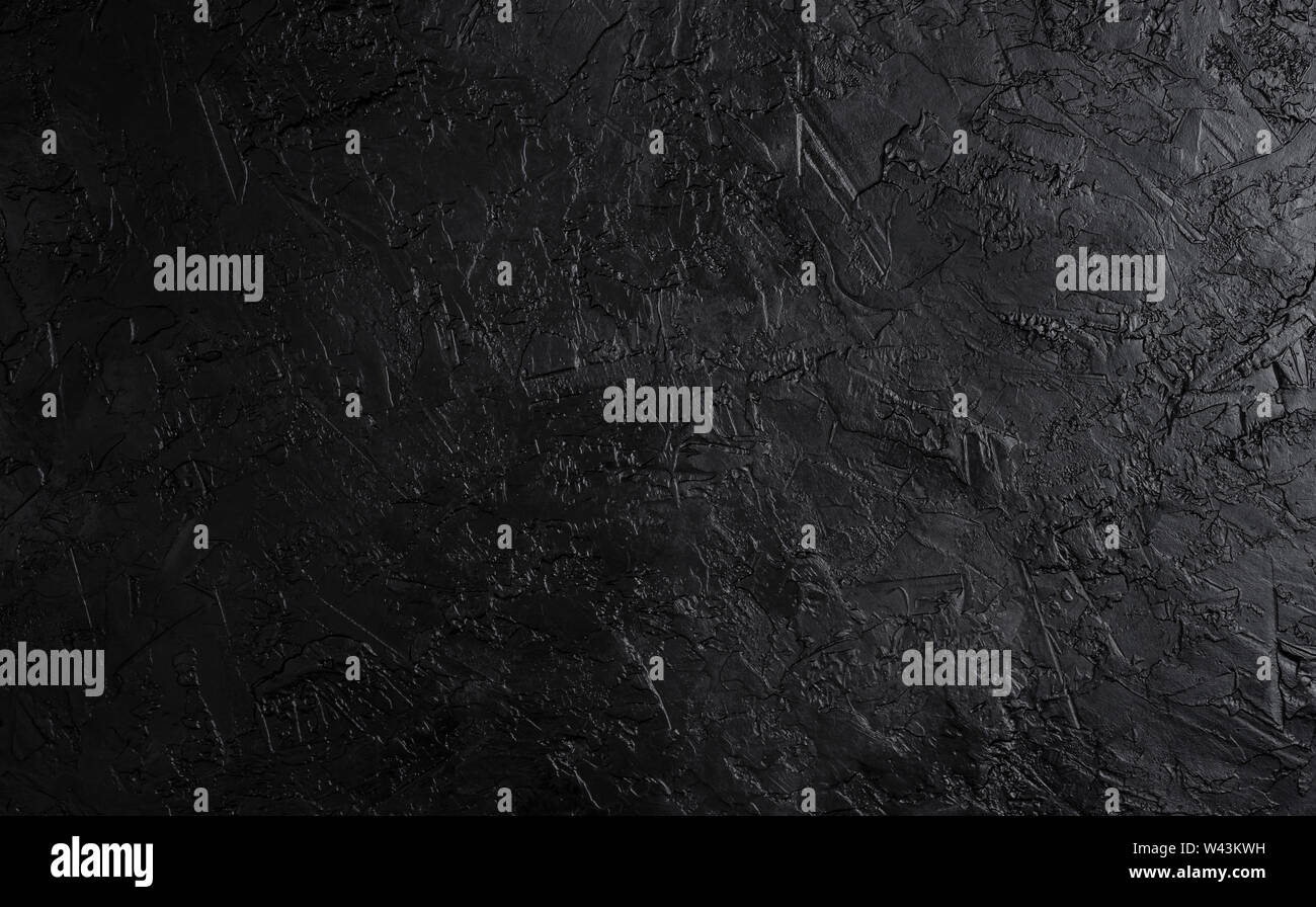 Black stone texture, dark slate background, gray industry concrete wall, top view Stock Photo ...