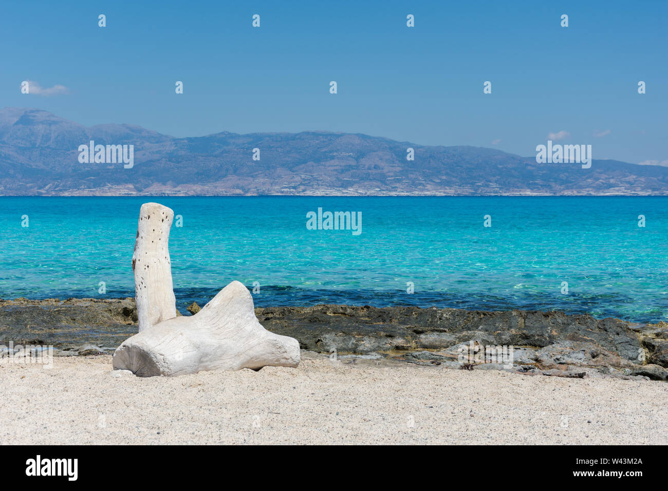 Exotic Chryssi island at the south of Crete, with the amazing Golden ...