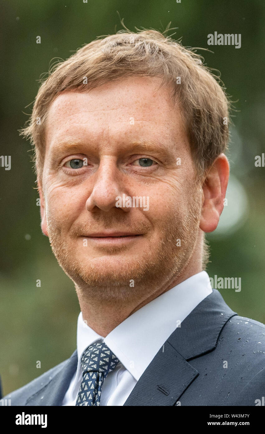 Dresden, Germany. 19th July, 2019. Michael Kretschmer (CDU), Prime ...