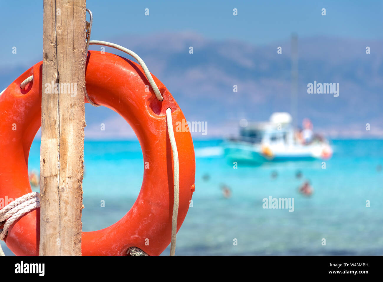 Exotic Chryssi island at the south of Crete, with the amazing Golden ...