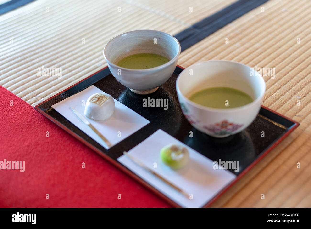 Tea ceremony in a Tokyo tea house in Hamarikyu Gardens Stock Photo - Alamy