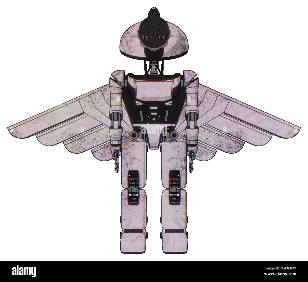 Automaton containing elements: gatling gun face design, light chest ...