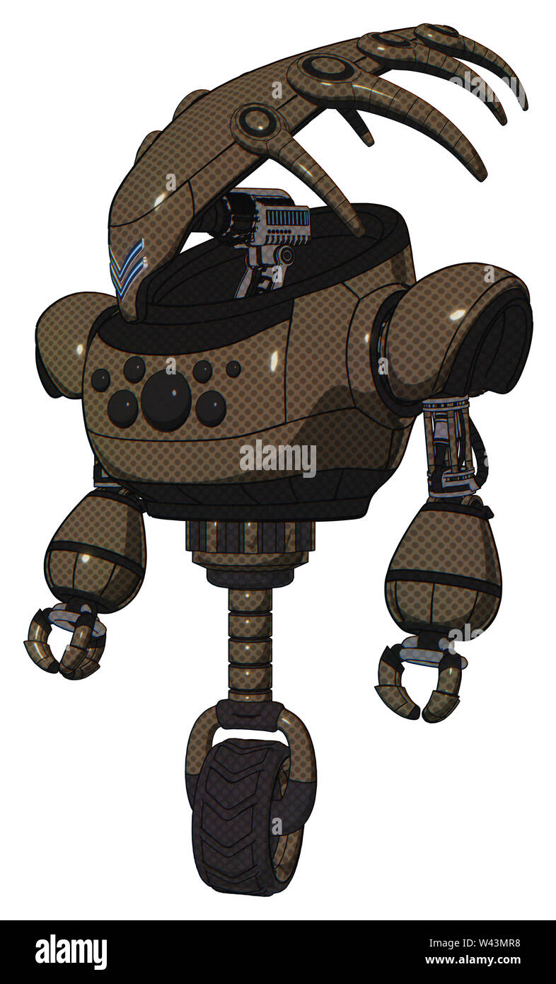 Mech containing elements: flat elongated skull head, heavy upper chest ...