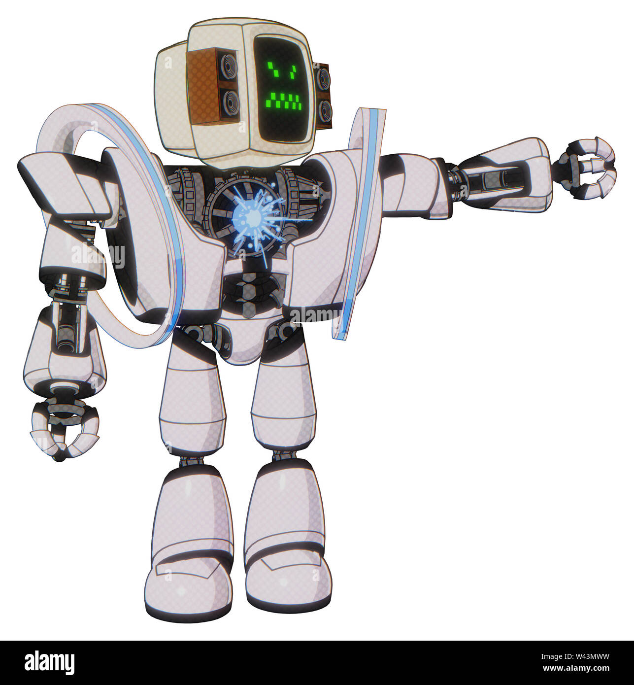 Bot containing elements: old computer monitor, angry pixels face, old ...