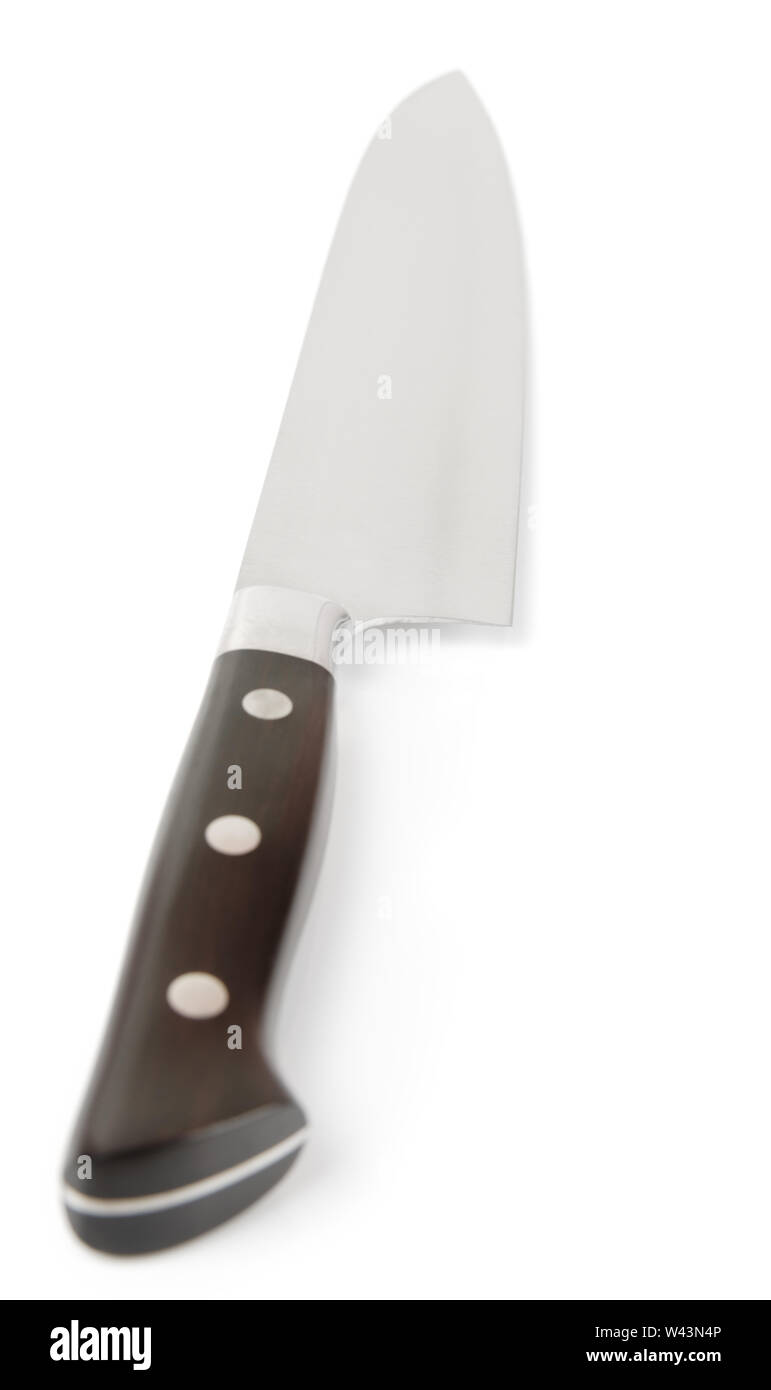Chef's knife isolated on white background Stock Photo - Alamy