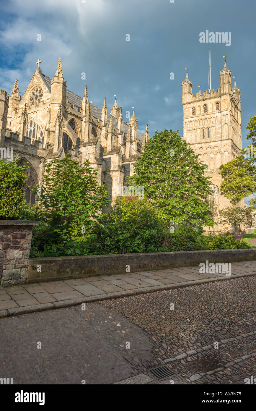 Exeter Cathedral, Devon. England. UK Stock Photo - Alamy