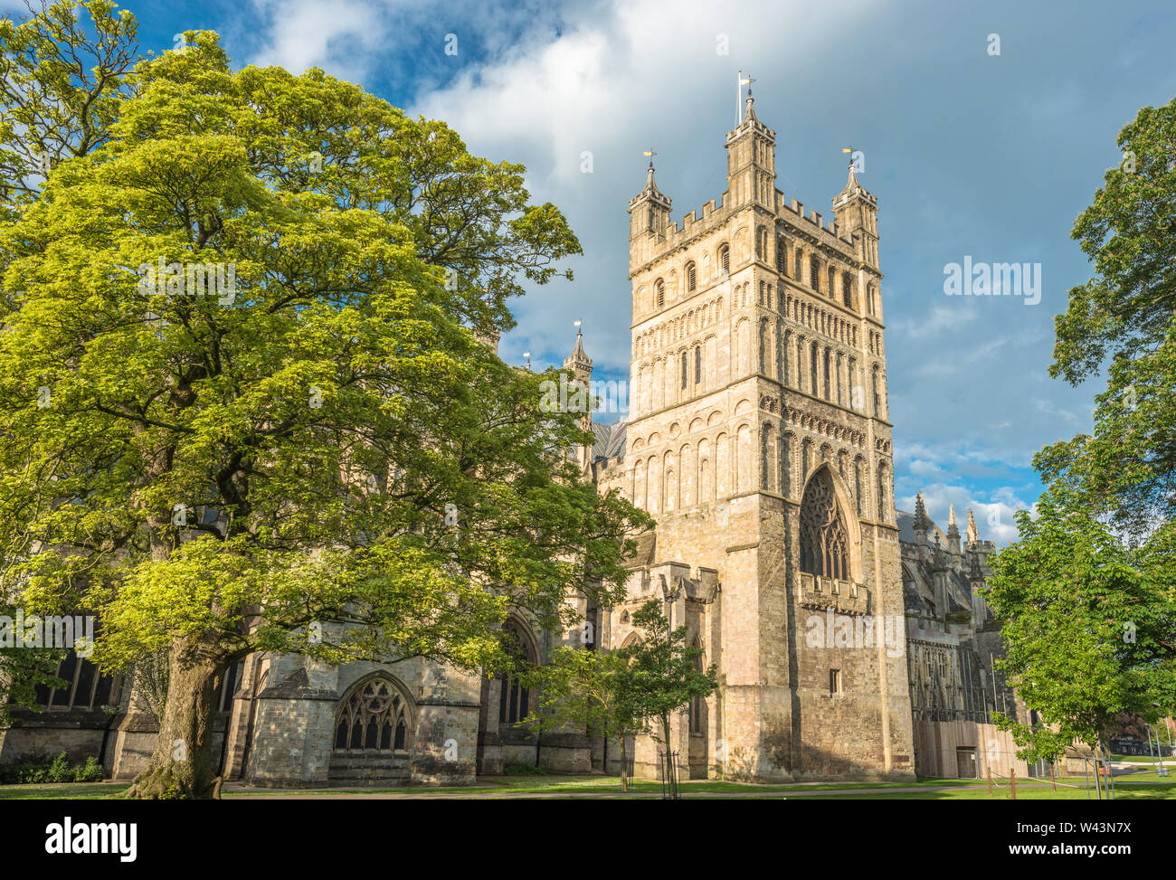 Exeter Cathedral, Devon. England. UK Stock Photo - Alamy