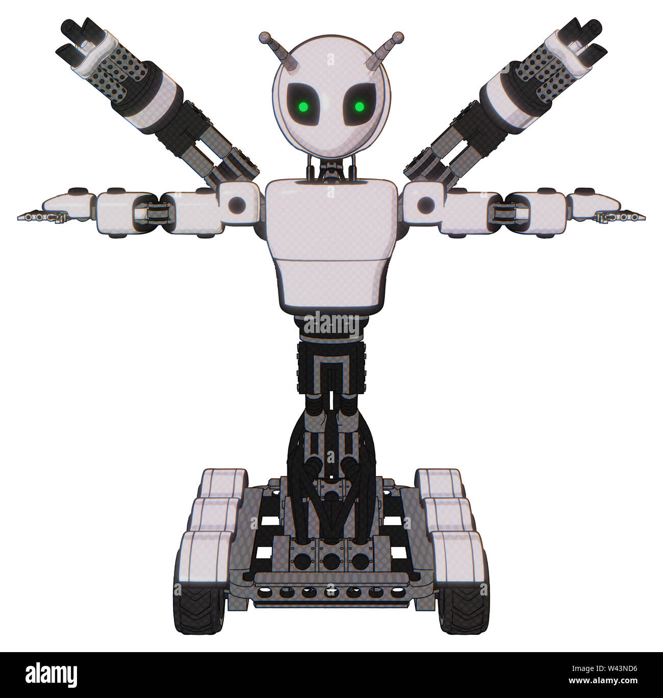 Android containing elements: grey alien style head, green inset eyes ...