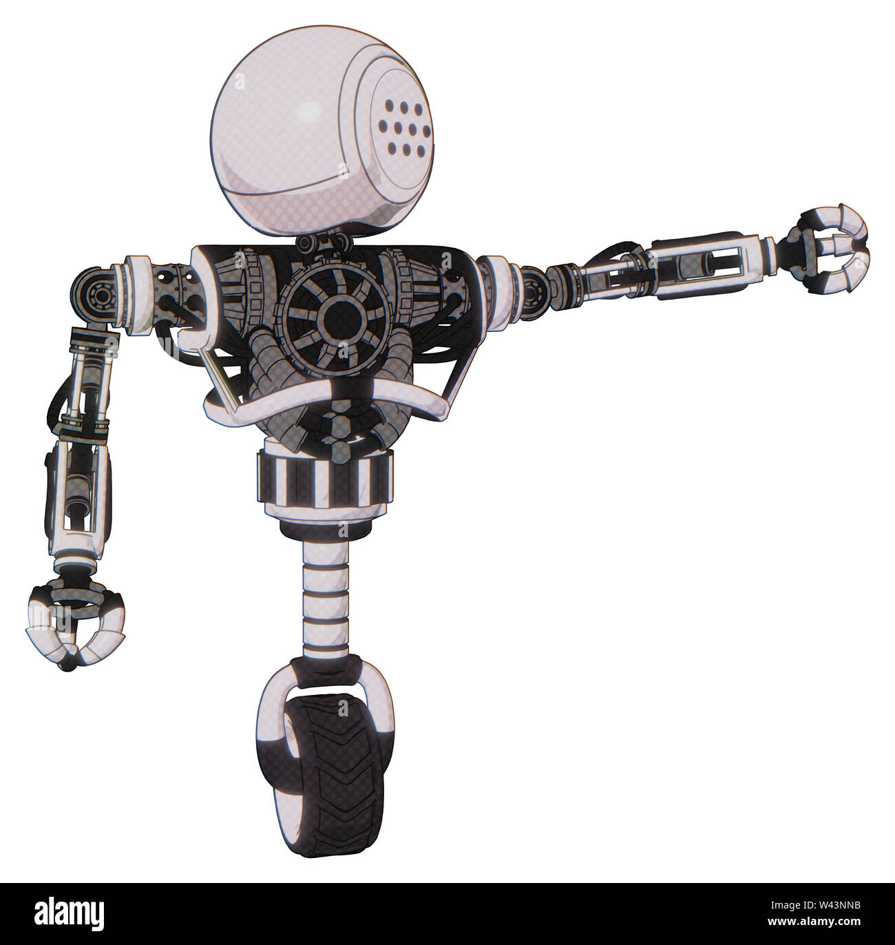 Cyborg containing elements: dots array face, heavy upper chest, no ...