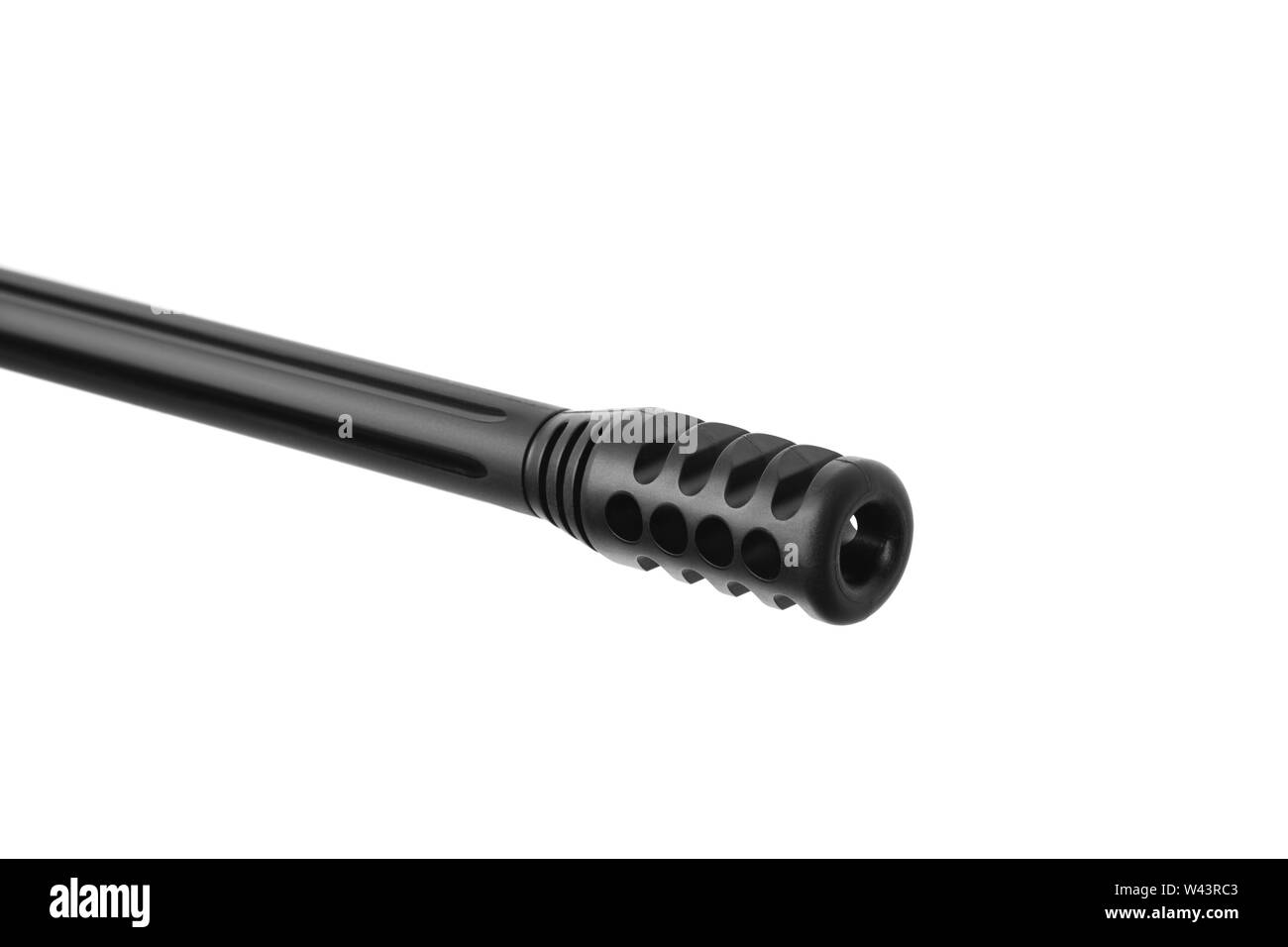 Air rifle with a telescopic sight isolate on a white background ...