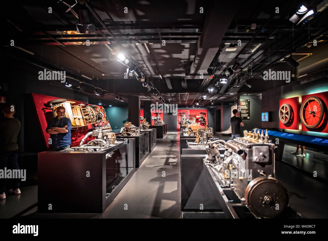 Italy Piedmont Turin Museo Dell’ Automonbile Torino ( Mauto ) . Engines ...