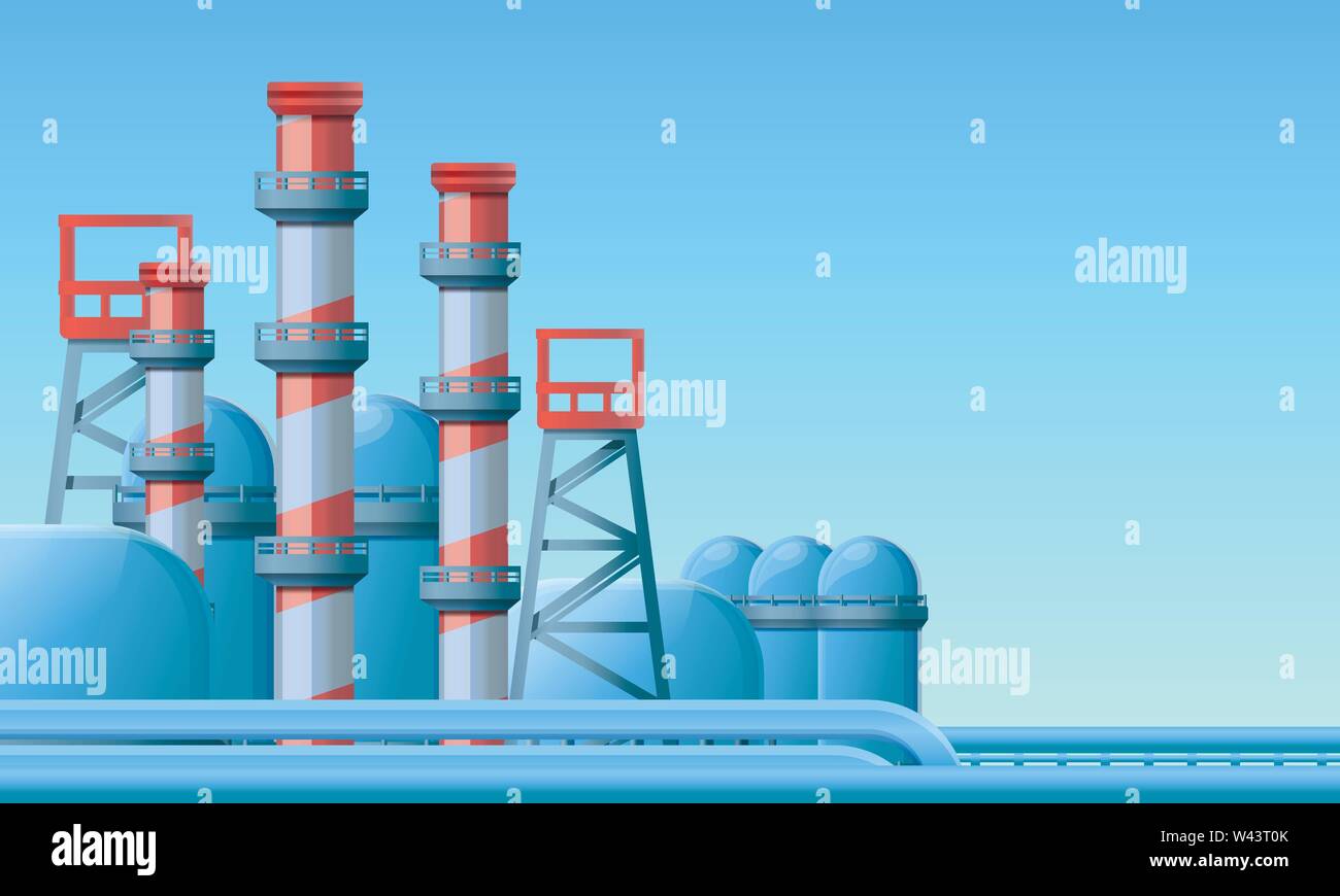 Oil Refinery Animation