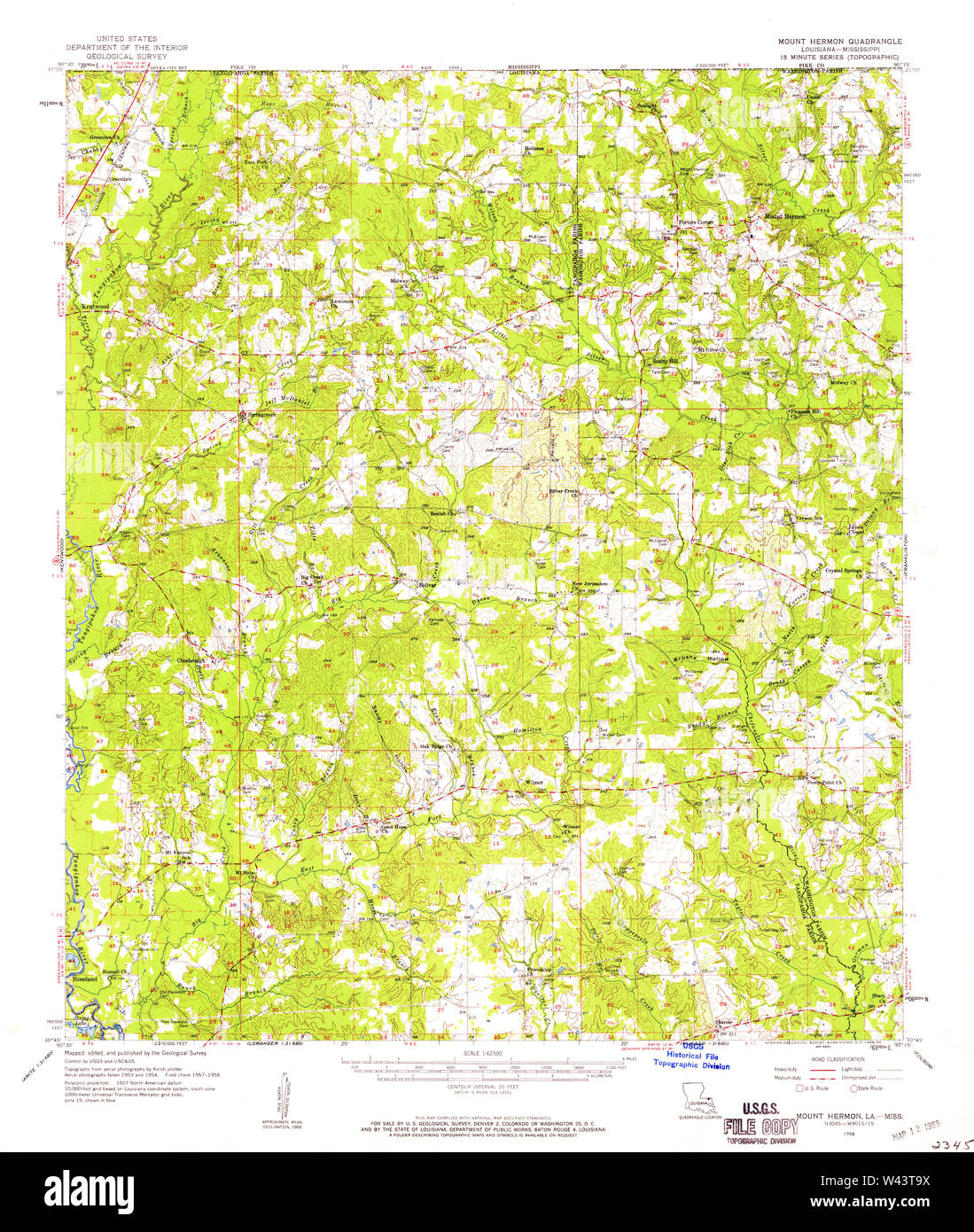 Map of hermon hi-res stock photography and images - Alamy