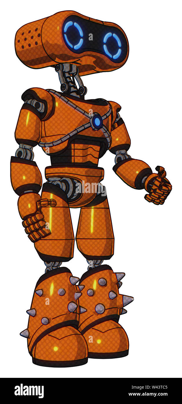 Cyborg containing elements: dual retro camera head, retro 80's head ...