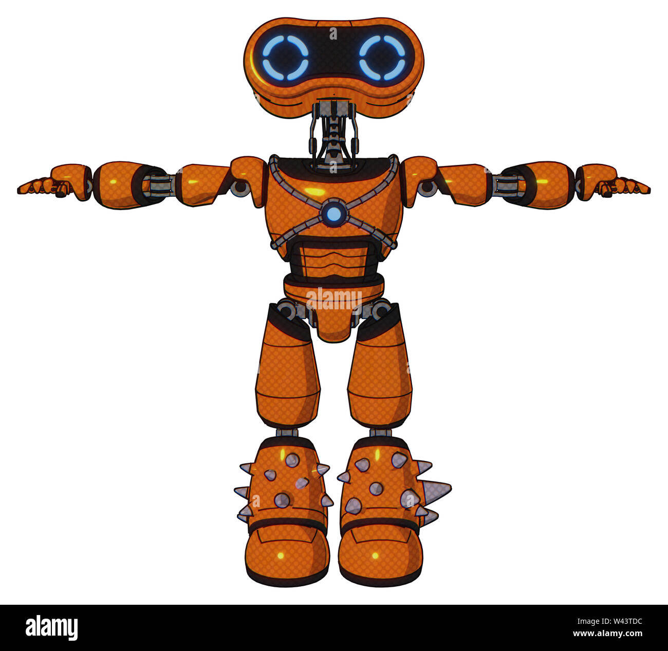 Cyborg containing elements: dual retro camera head, retro 80's head ...