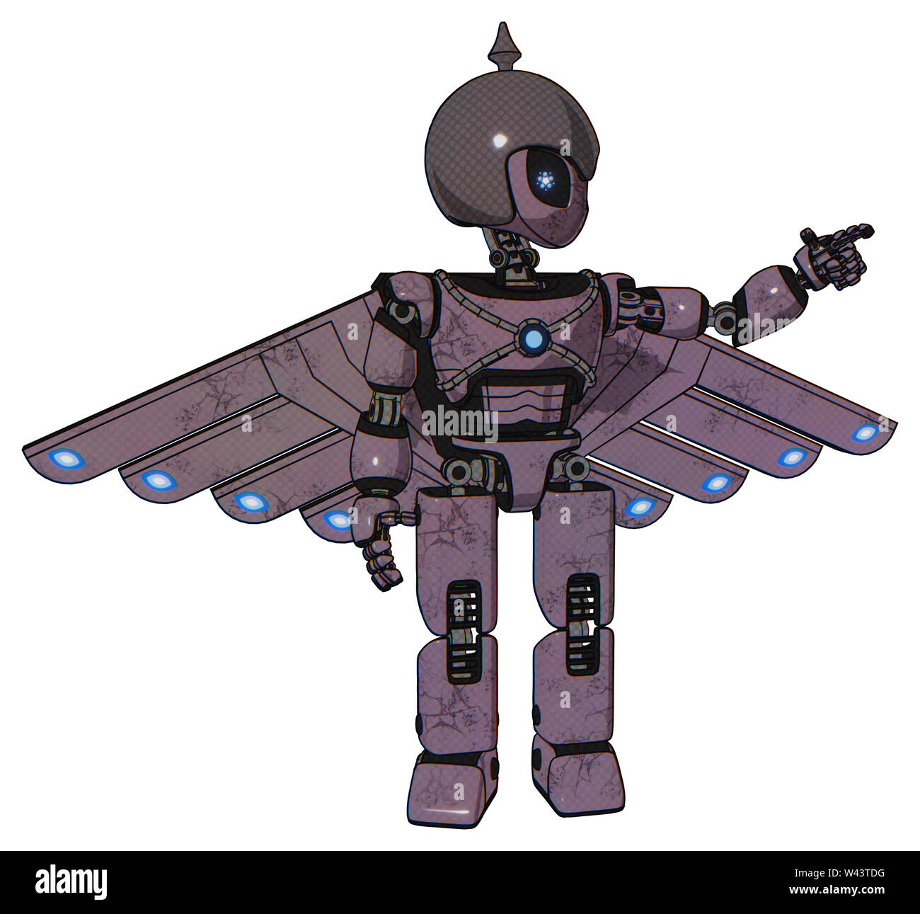 Cyborg containing elements: grey alien style head, electric eyes, gray ...