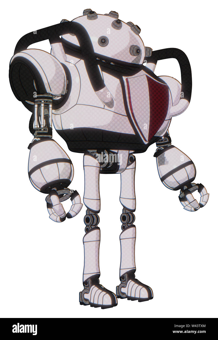 Android containing elements: plughead dome design, heavy upper chest ...