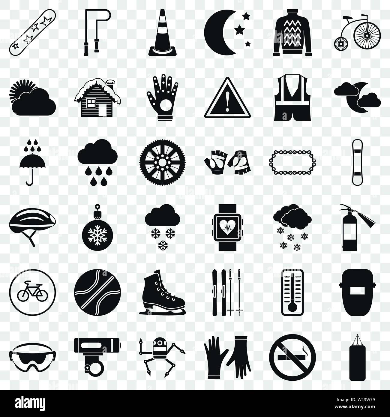 Welding mask icons set, simple style Stock Vector Image & Art - Alamy