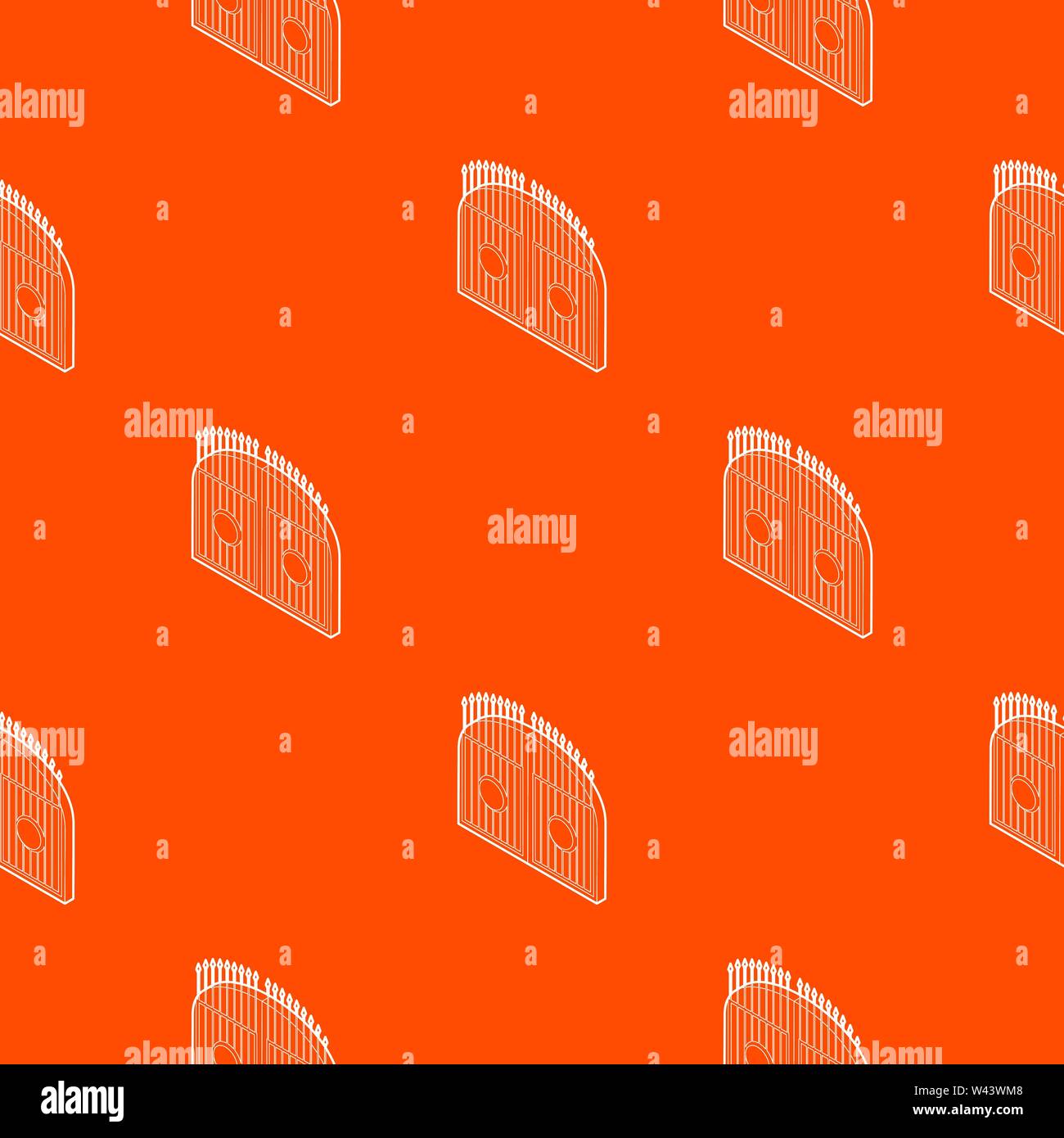 Gate pattern vector orange Stock Vector Image & Art - Alamy
