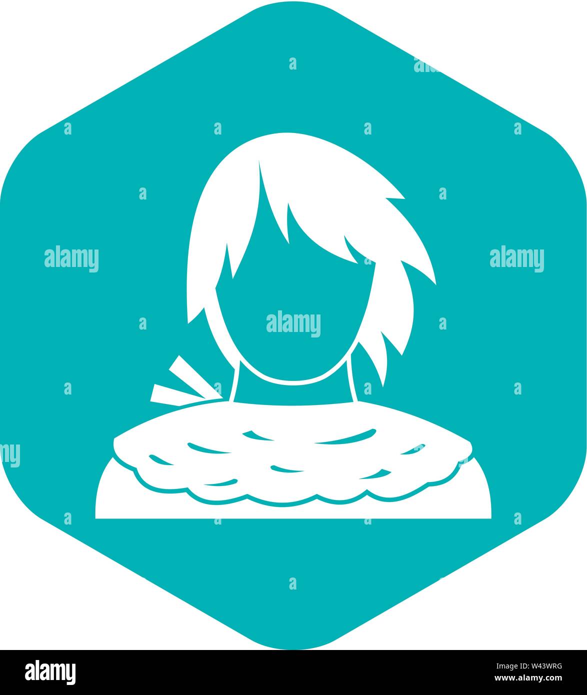 Male shorn icon, simple style Stock Vector Image & Art - Alamy