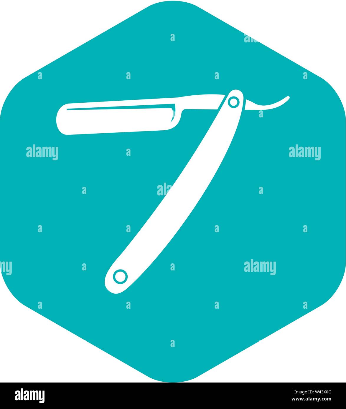 Razor blade icon, simple style Stock Vector Image & Art - Alamy