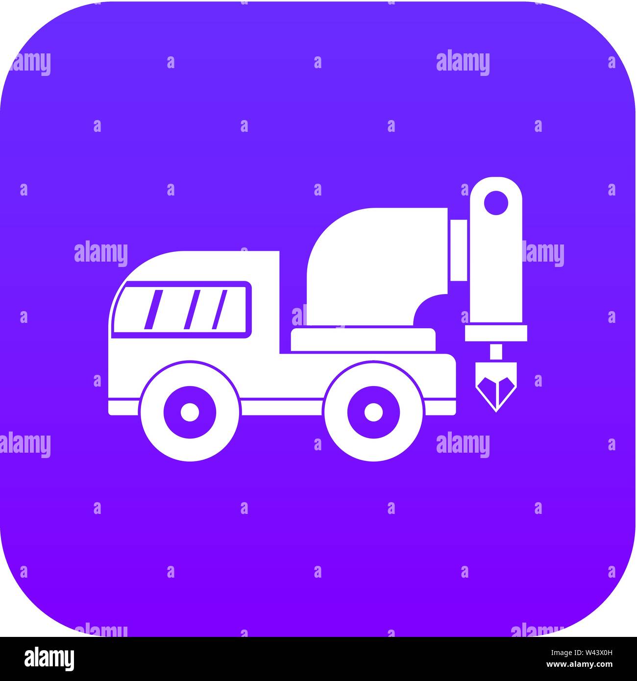 Drilling machine icon digital purple Stock Vector Image & Art - Alamy