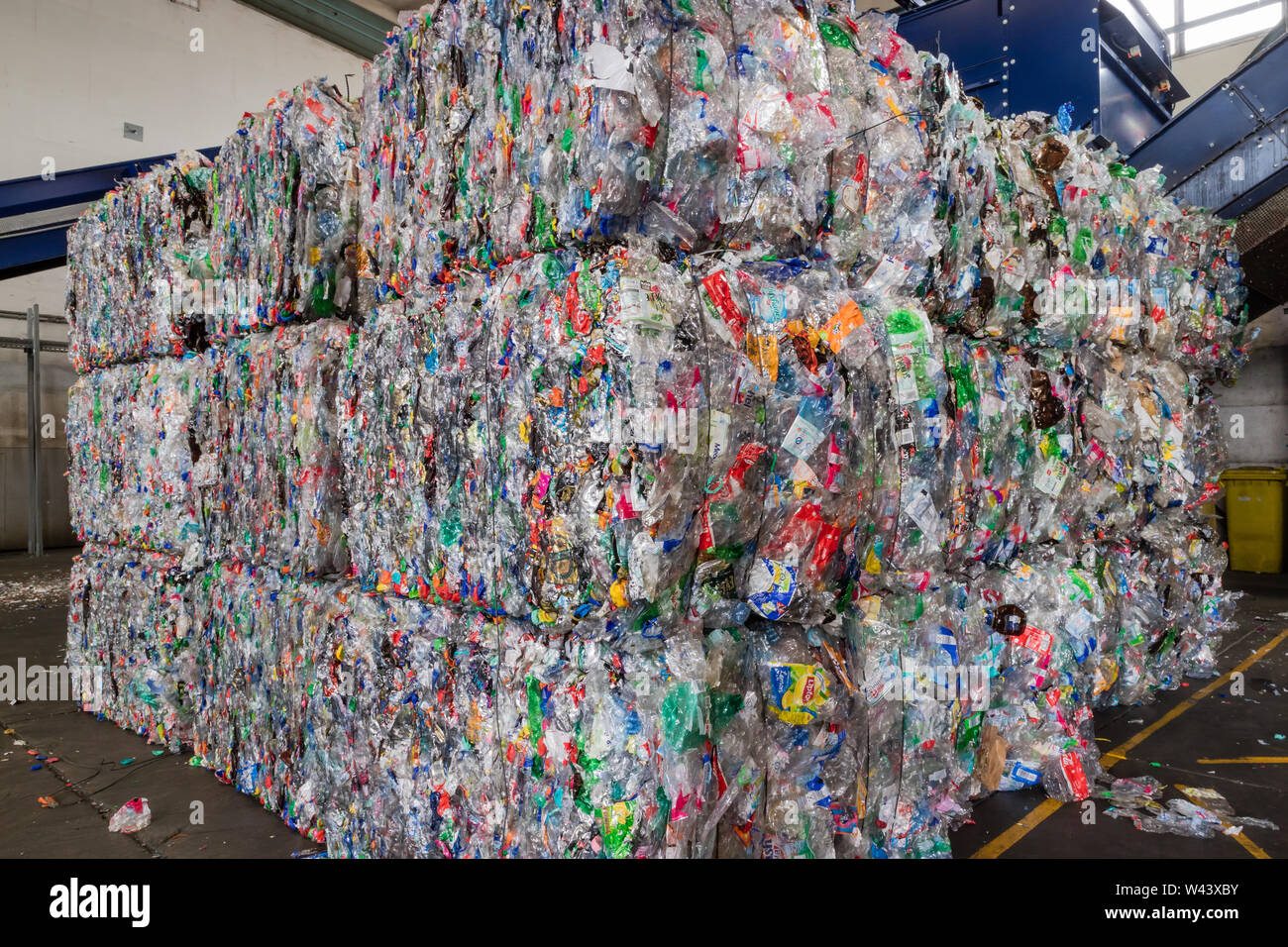 Plastics recycling centers and its raw material as collection ...