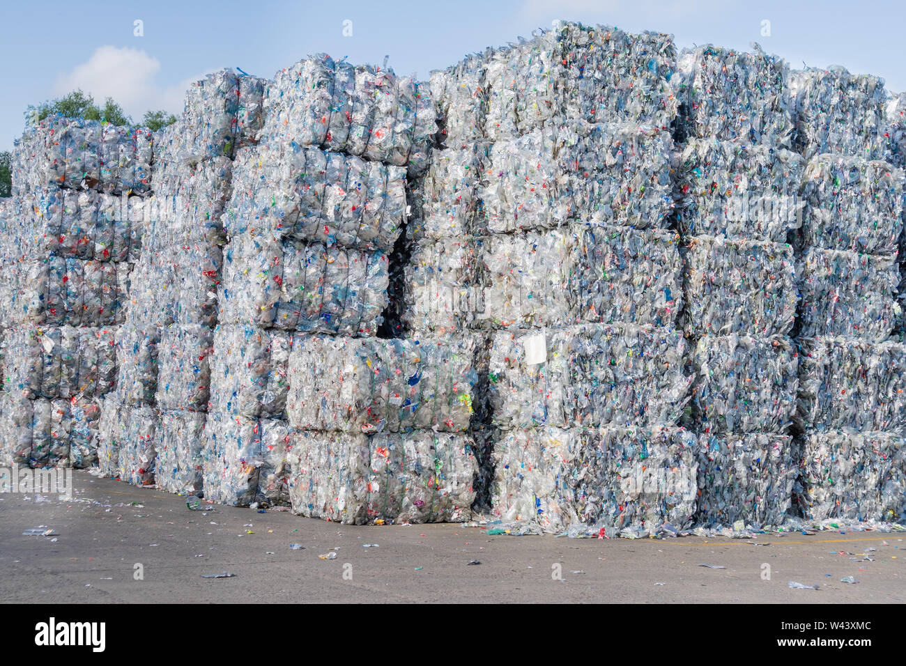 Plastics recycling centers and its raw material as collection ...