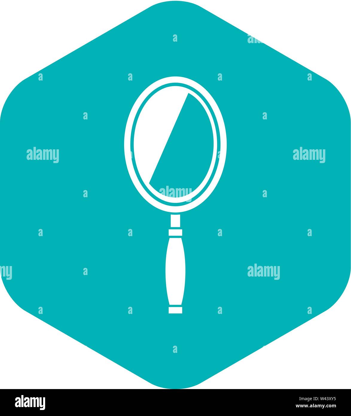 Mirror icon, simple style Stock Vector Image & Art - Alamy