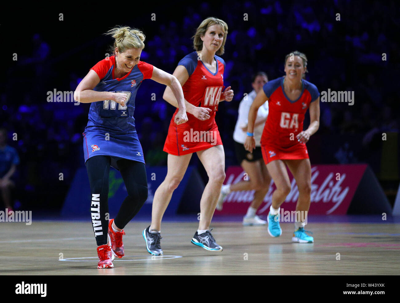Sport netball celebrity action hi-res stock photography and images - Alamy