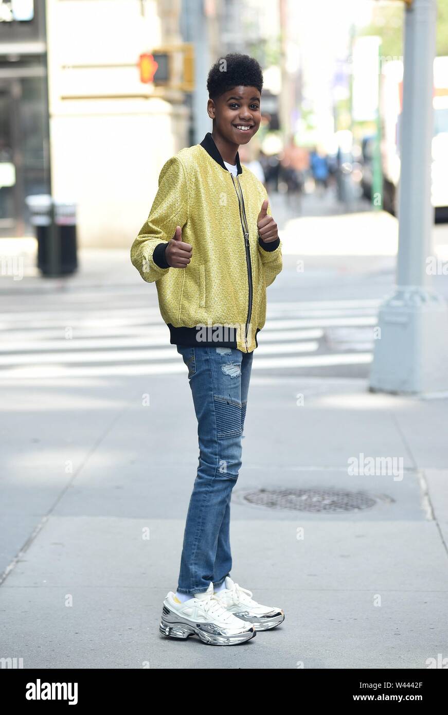 New York, NY, USA. 19th July, 2019. JD McCrary out and about for ...