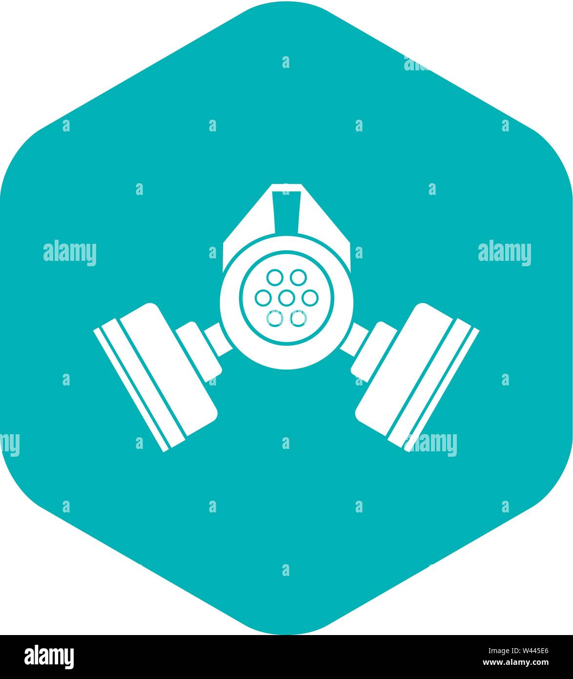 Gas mask icon, simple style Stock Vector Image & Art - Alamy