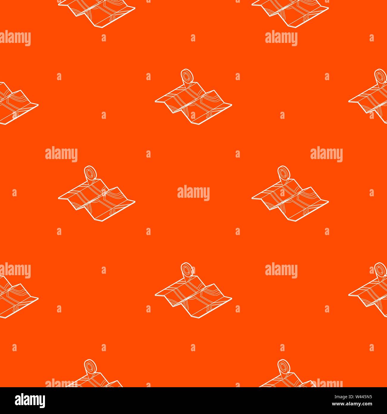 Map pattern vector orange Stock Vector Image & Art - Alamy