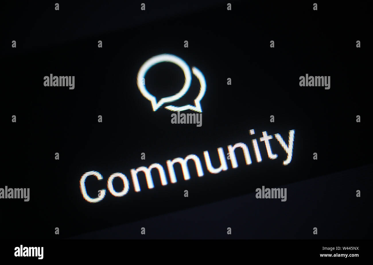 Community service icon hi-res stock photography and images - Alamy
