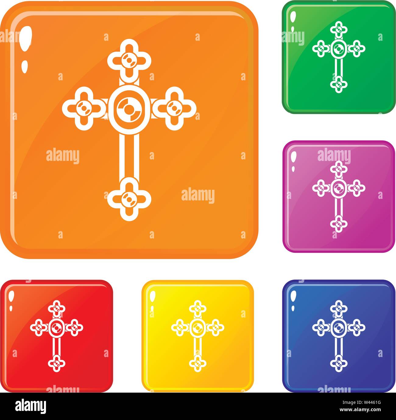 Orthodox color stone symbol Stock Vector Images - Alamy