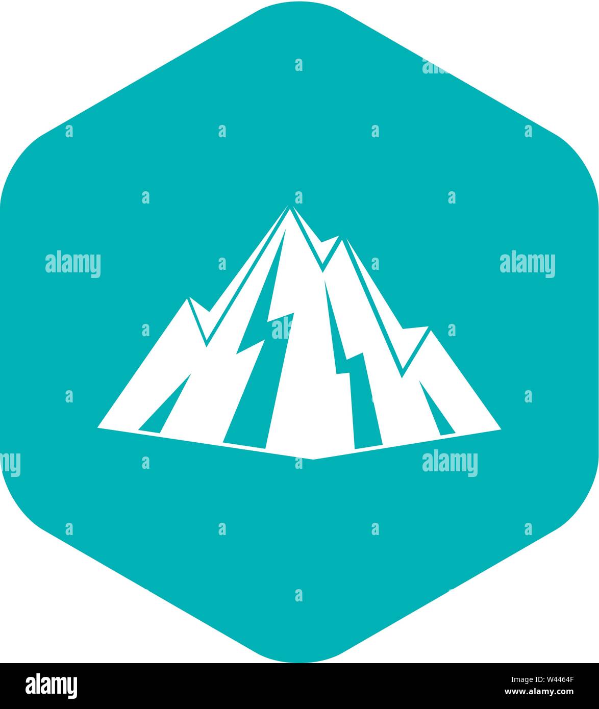 Rock icon, simple style Stock Vector Image & Art - Alamy