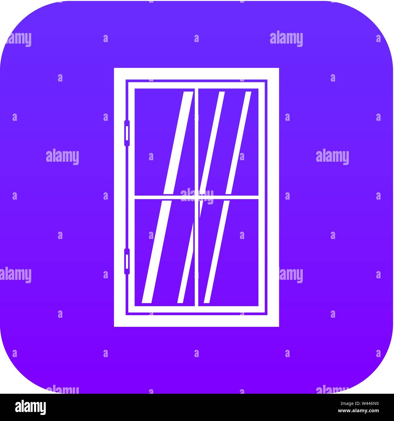 Closed window icon digital purple Stock Vector Image & Art - Alamy
