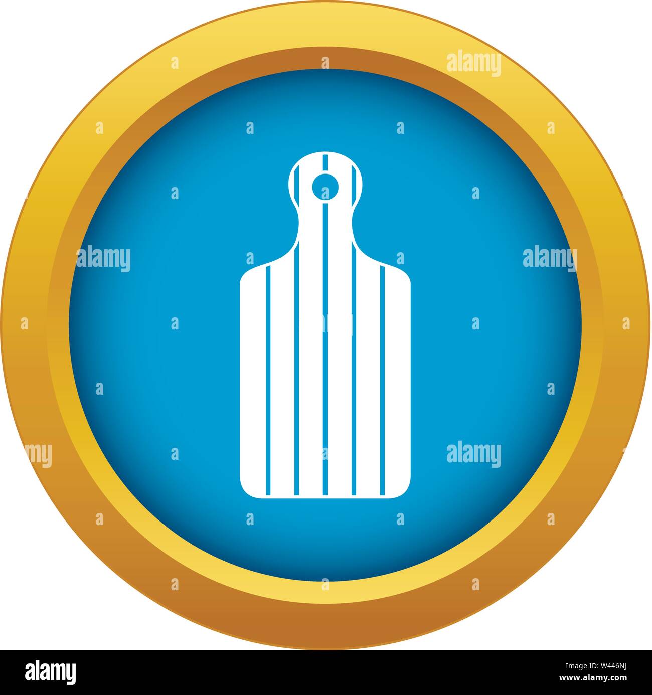 Cutting board icon blue vector isolated Stock Vector Image & Art - Alamy