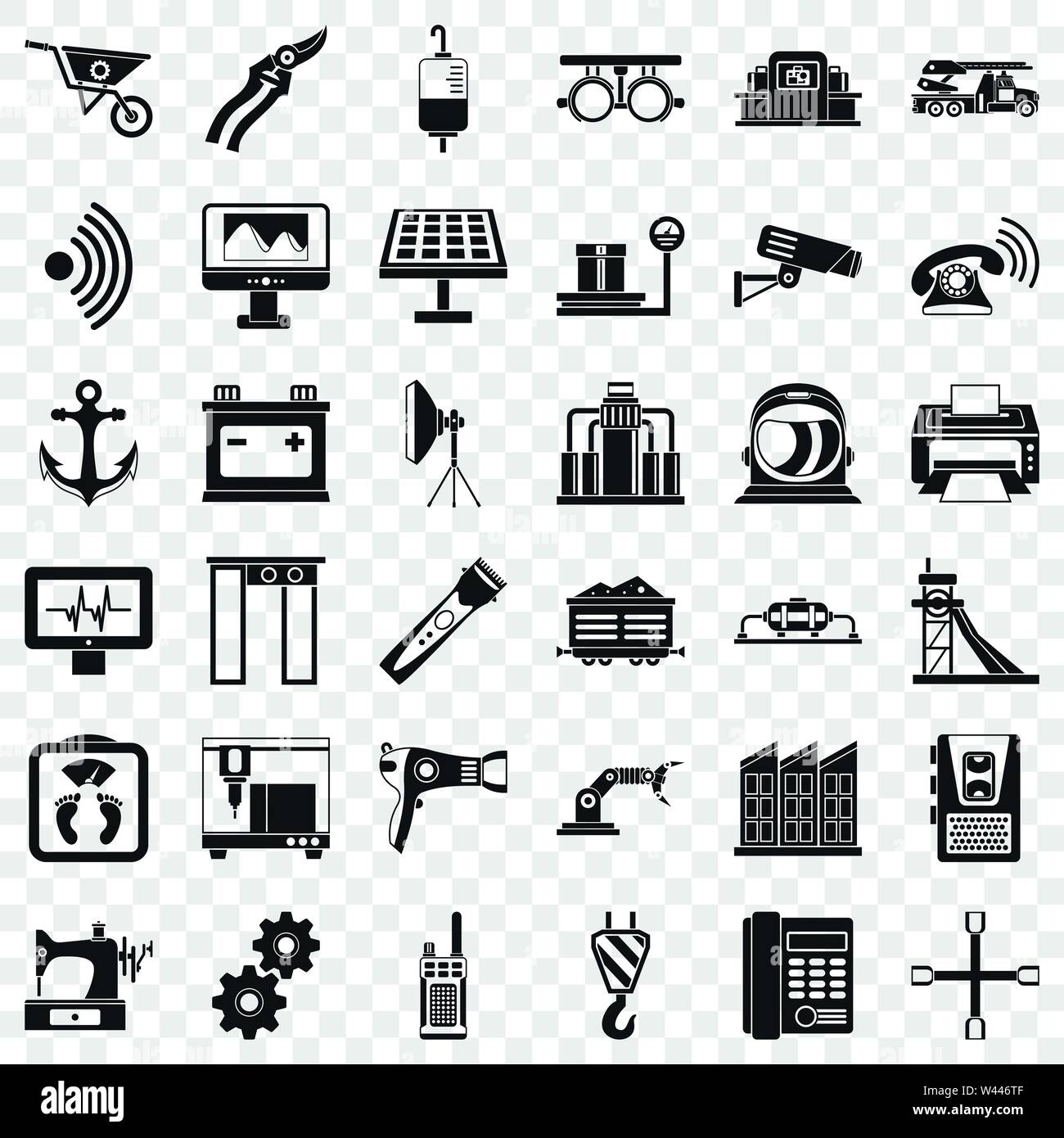 Tool icons set, simple style Stock Vector Image & Art - Alamy