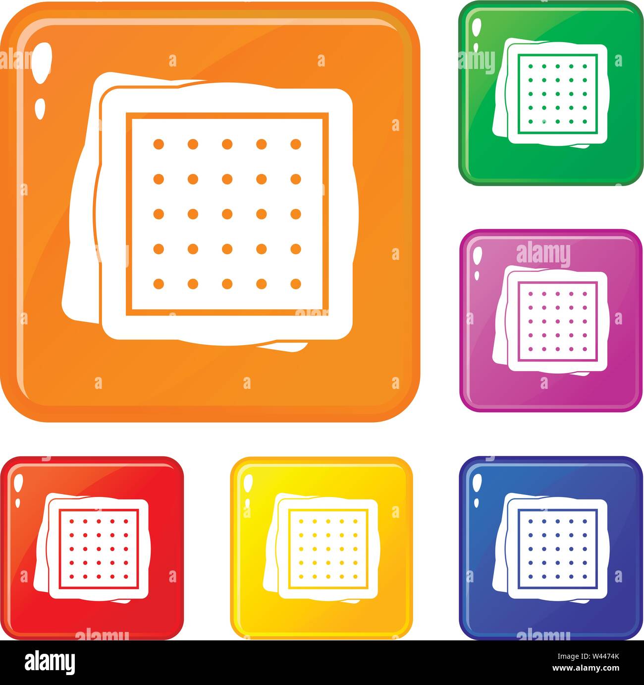 Homemade baked round shortbread Stock Vector Images - Alamy