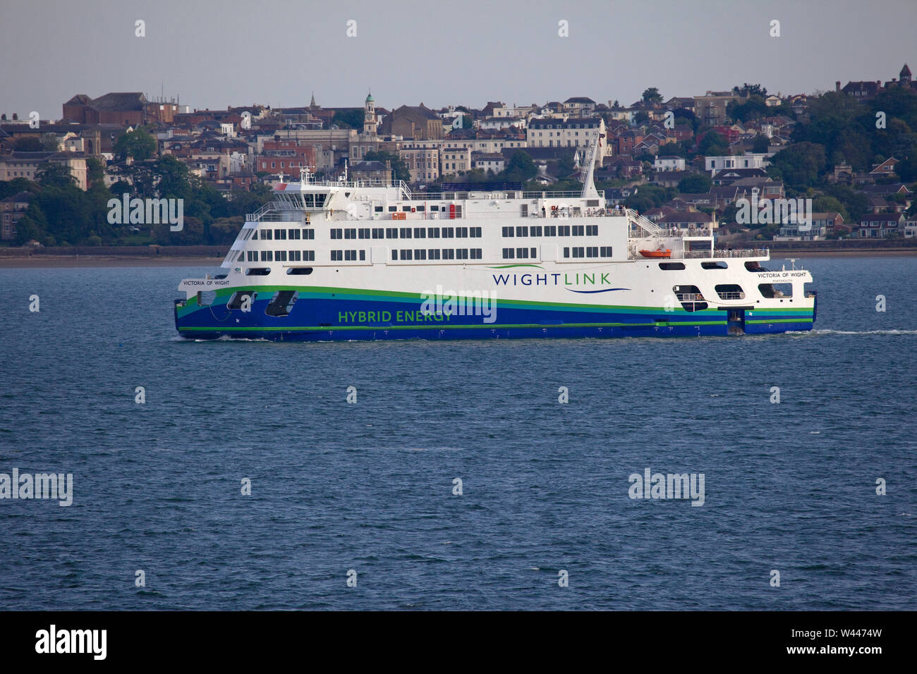 Victoria of Wight. Hybrid Ferry, England Stock Photo - Alamy