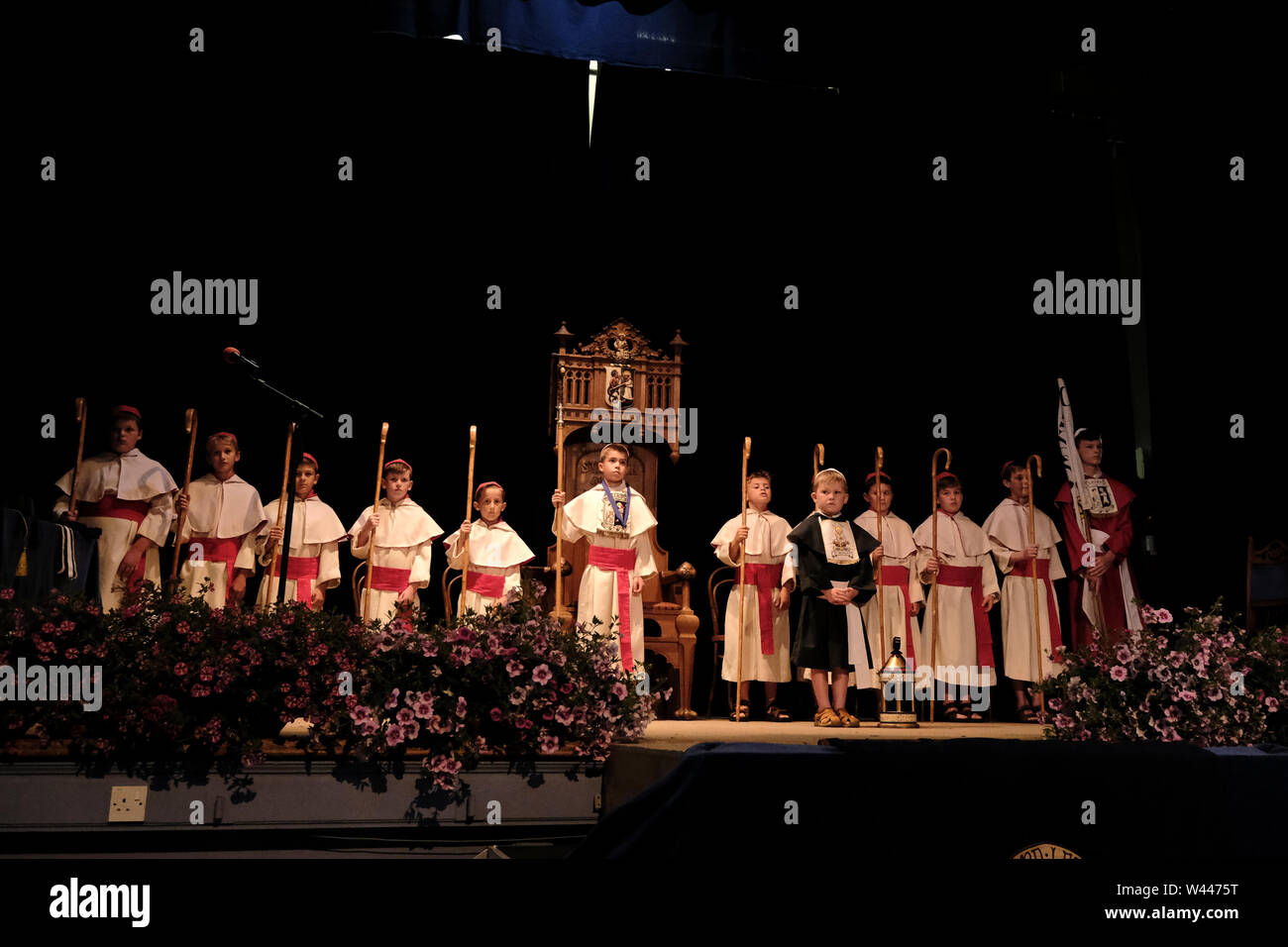 Innerleithen, UK. 19th July, 2019. St Ronans Cleikum Dux Boy of St ...