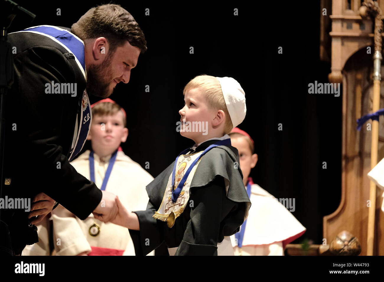 Innerleithen, UK. 19 July 2019. St Ronans Cleikum Innerleithen Standard ...